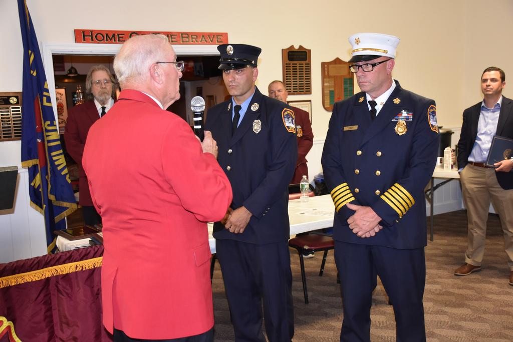Chief Cronk And Lieutenant See Awarded Firefighter Of The Year By ...